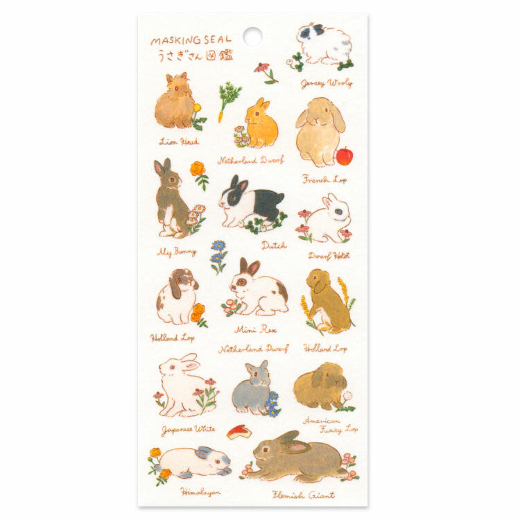 Stickers Seal Moriyama Motoko Bunny – Stick&Tape