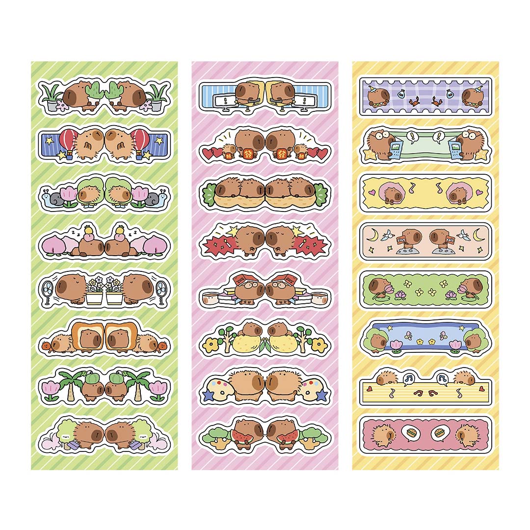 Stickers Index Mark Capybara Life – Stick&Tape